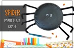 Spider Paper Plate Craft – Caffeine and Crayons